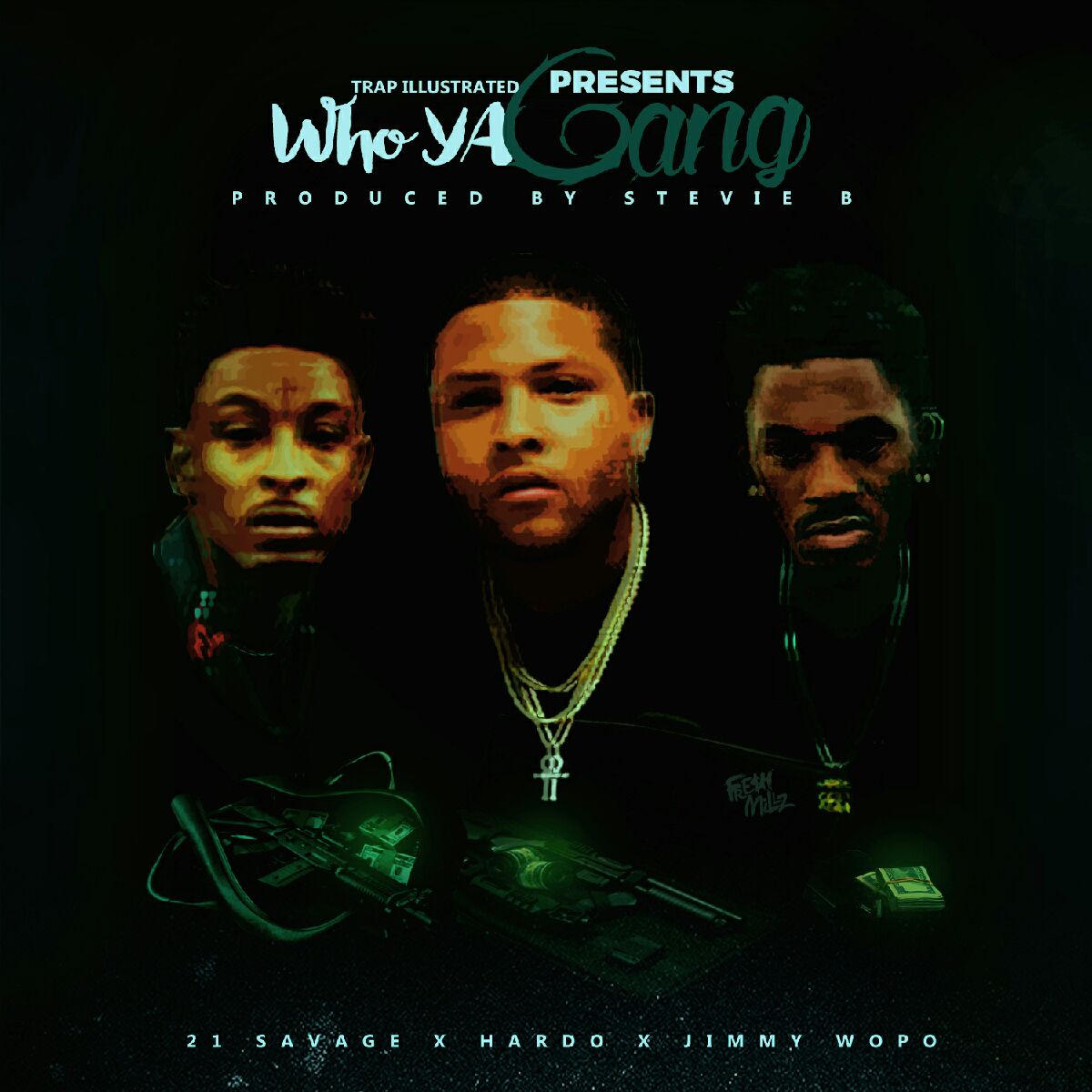 Hardo Ft. 21 Savage & Jimmy Wopo - Who Ya Gang | Traps N Trunks